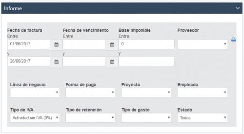 Informe de compras y gastos | Tu empresa, organizada con sencillez